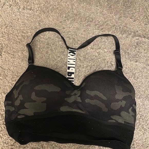 PINK Victoria's Secret | Intimates & Sleepwear | Pink Camo Sports Bra M ...